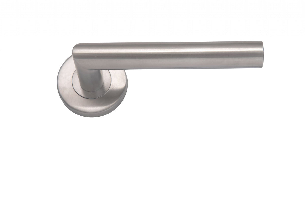 Bary Mitred Lever on Round Rose Sprung CLS-002.SSS — Newstar Door ...