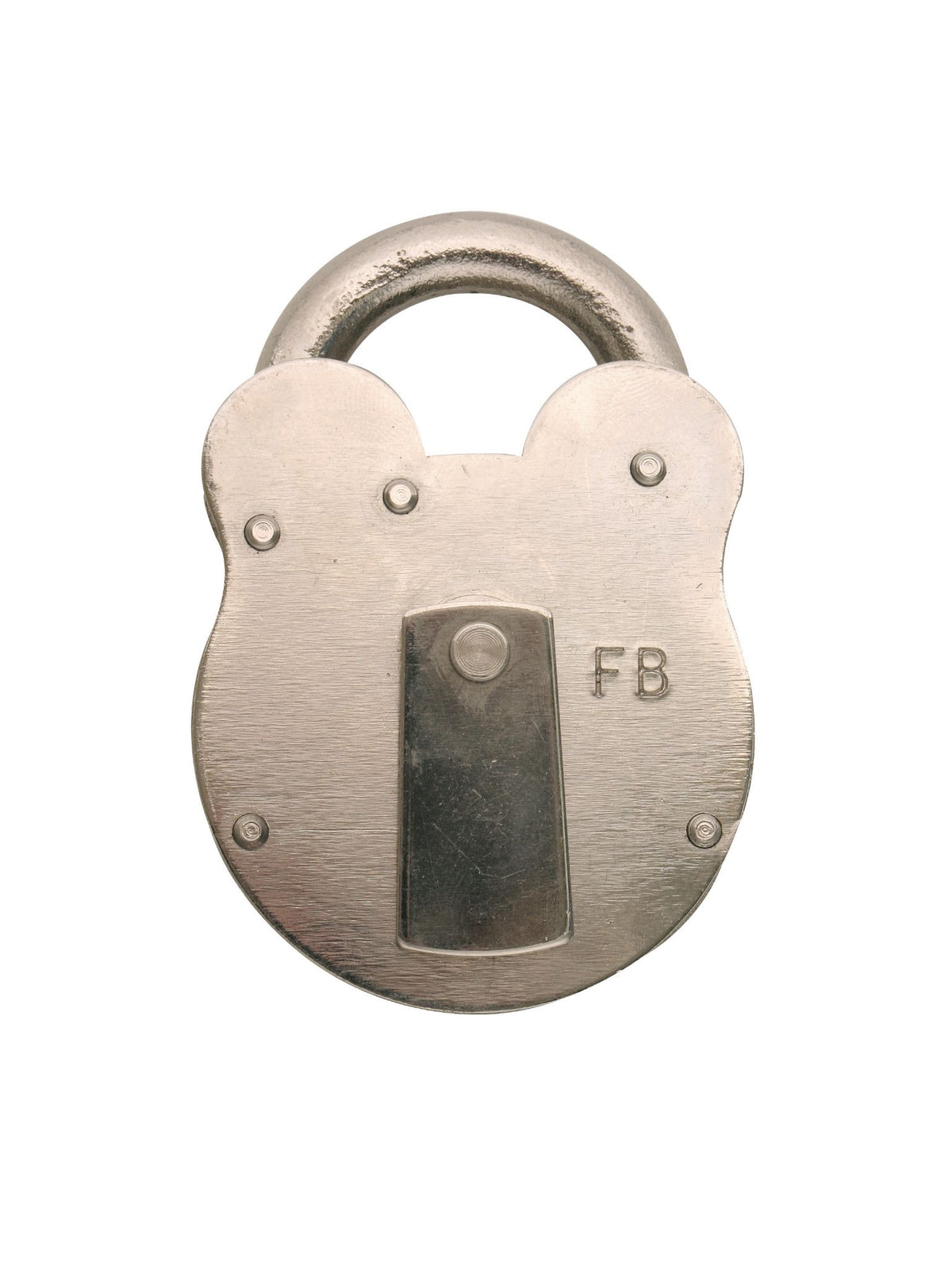 BARY London Fire Brigade Padlock LFB Galvaised — Newstar Door Controls Ltd