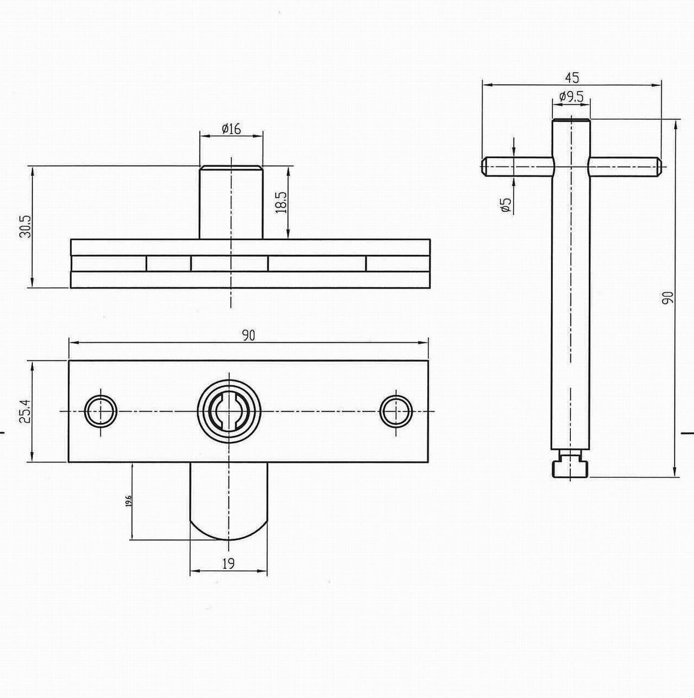 BARY Captive Key Budget Lock NS.N — Newstar Door Controls Ltd