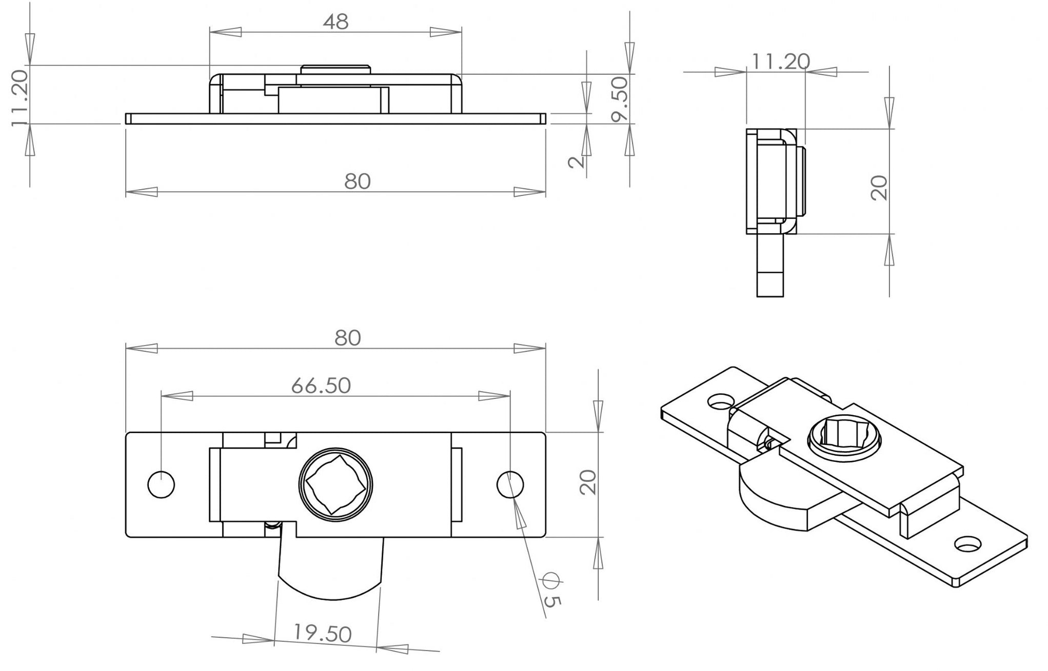 BARY Rim Budget Lock NS.H — Newstar Door Controls Ltd